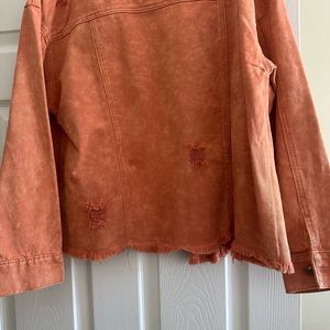 Peach Love California | Jackets & Coats | Distressed Denim Jacket ...